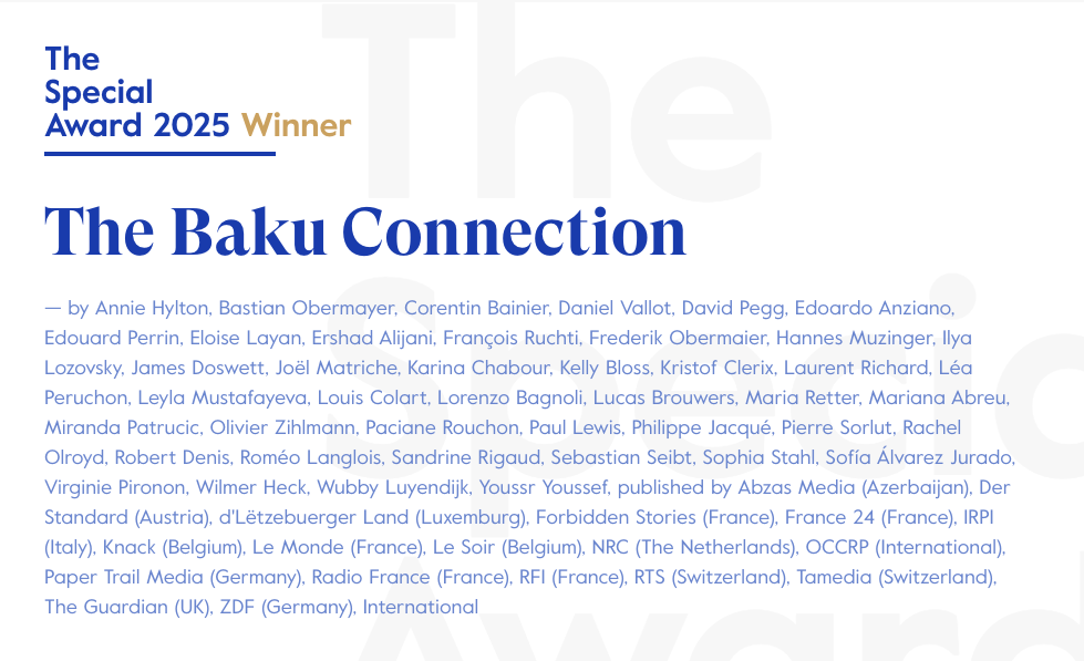 Honored to be Collective recipient of the European Press Prize 2025 for ...